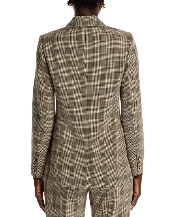 Elie Tahari Elodie Plaid Jacket