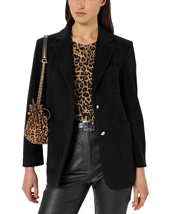 Gerard Darel Ninaelle Notched Lapel Blazer