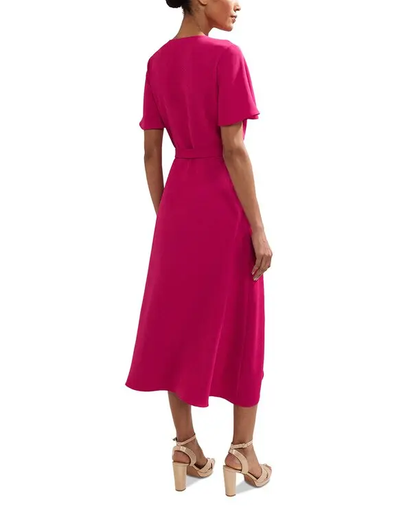 PHASE EIGHT Julissa Faux Wrap Dress - Pink