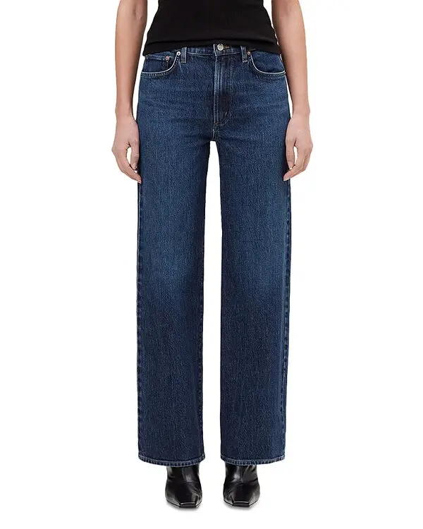 AGOLDE Harper Mid-rise Straight Jeans - Echo