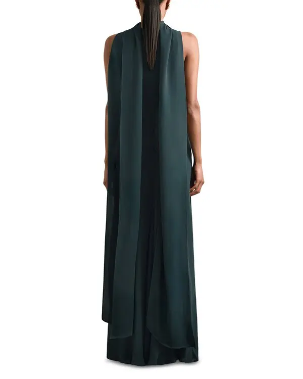 REISS Greta Cape Back Dress