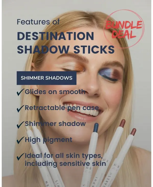 SIIA COSMETICS 5-pc. Destination Shadow Stick