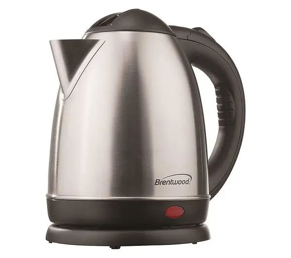 BRENTWOOD 1.5-l Stainless Steel Electric Kettle - Silver