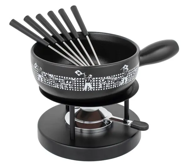 KUHN RIKON Cheese Fondue Set Flag Waver 22cm - One-color