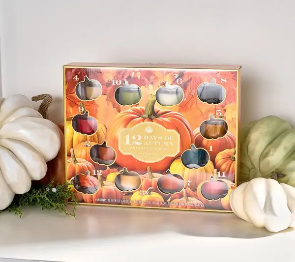 HOMEWORX BY SLATKIN + CO. 12 Days Of Scent Fall Advent Calendar - One-color