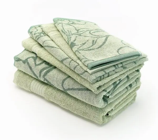 NORTHERN NIGHTS 6-pc Floral Jacquard Towel Set - One-color