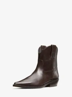 Michael Kors Noemie Leather Boots - Brown