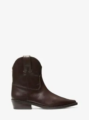 Michael Kors Noemie Leather Boots - Brown