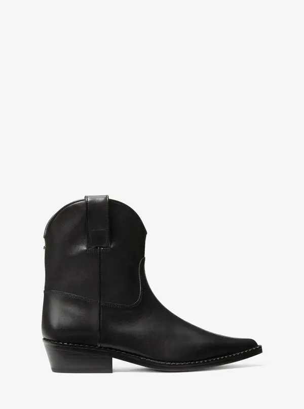 Michael Kors Noemie Leather Boots - Black