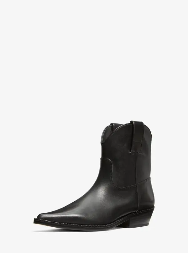 Michael Kors Noemie Leather Boots - Black