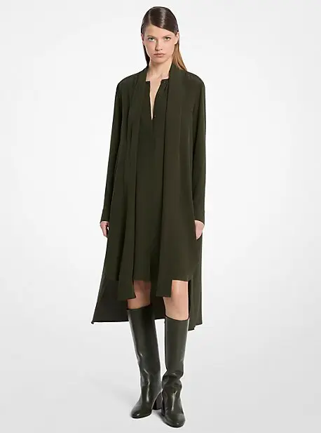 slim fit dress slacks MICHAEL KORS Womens Green Lace Elastic Waist Curved Hem Lined Short Sl   Bobbi + Bricka