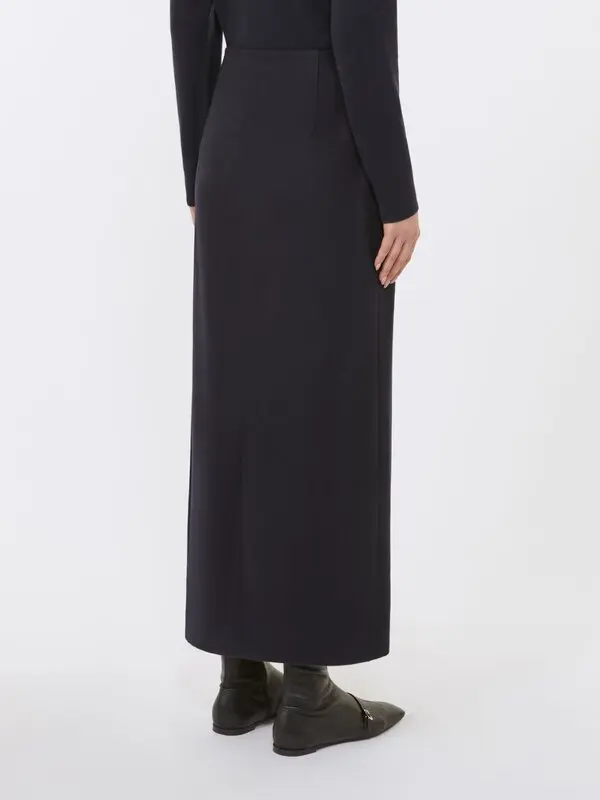 Max Mara Wrap Wool Skirt