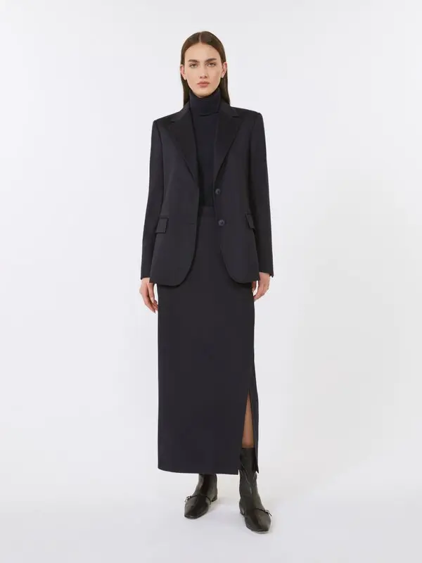 Max Mara Wrap Wool Skirt