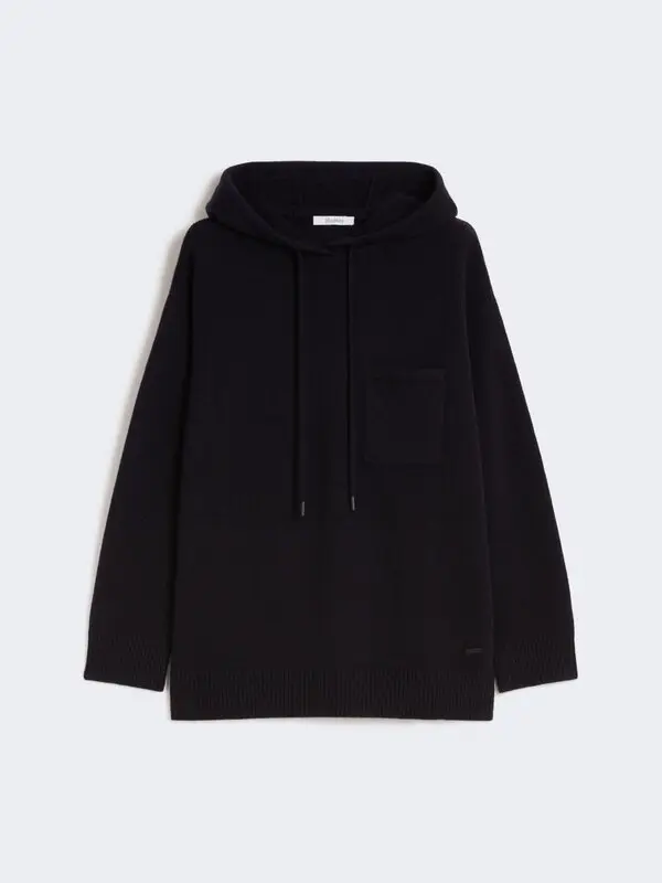 Max Mara Wool And Cashmere Hooded Sweatshirt