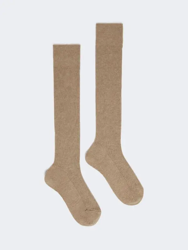Max Mara Cashmere Knit Long Socks