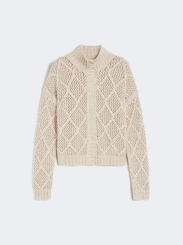 Max Mara Sequinned Wool And Cashmere Cardigan