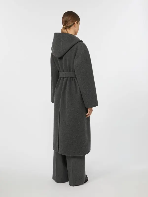 Max Mara Cashmere And Wool Hooded Coat