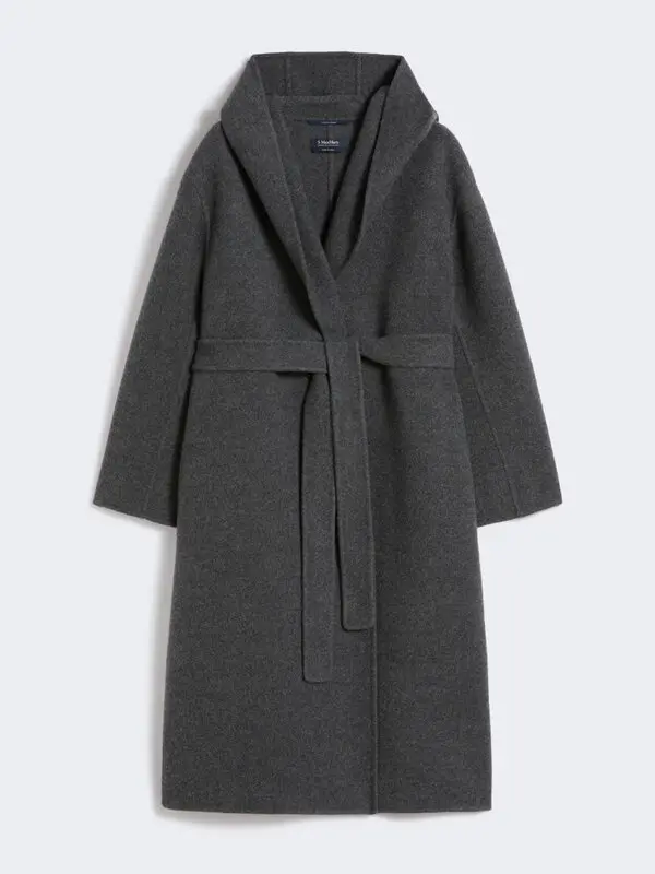 Max Mara Cashmere And Wool Hooded Coat