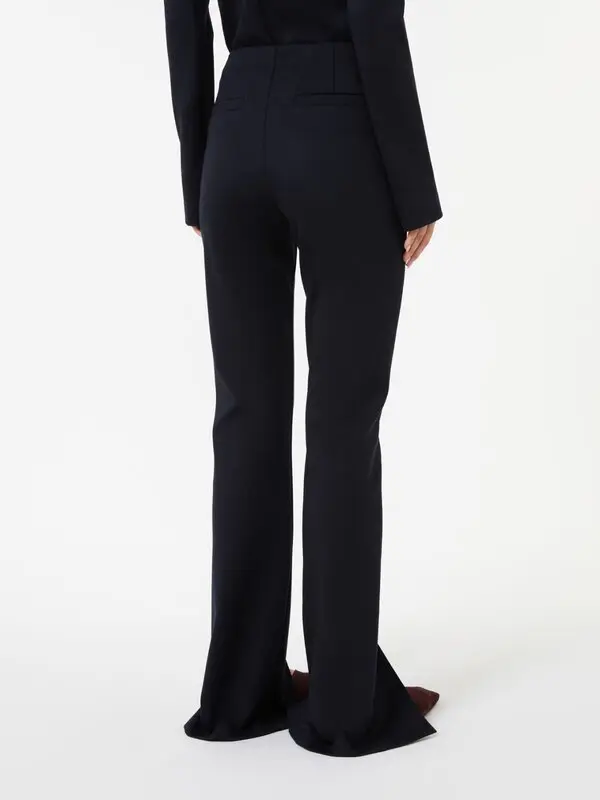Max Mara Gabardine And Jersey Trousers