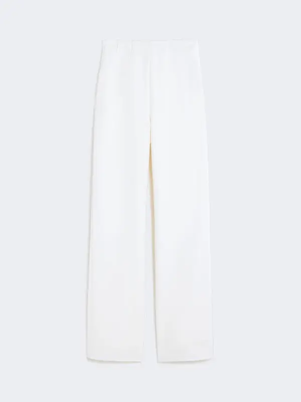 Max Mara High-waisted Wool Gabardine Trousers