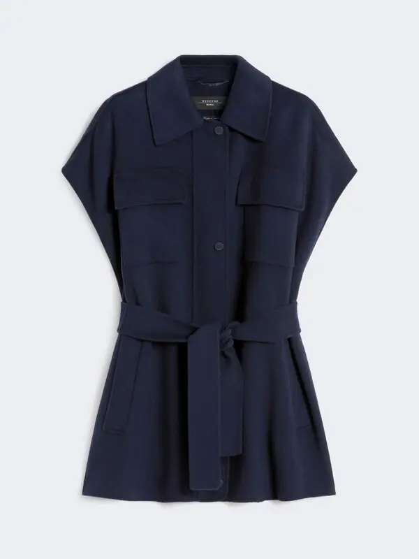 Max Mara Wool-blend Sleeveless Jacket