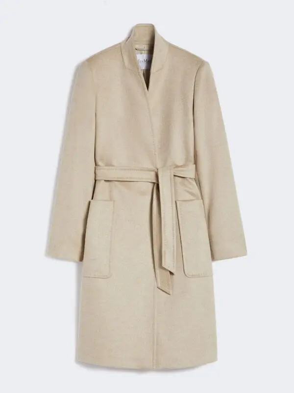 Max Mara Cashmere Draped Robe Coat
