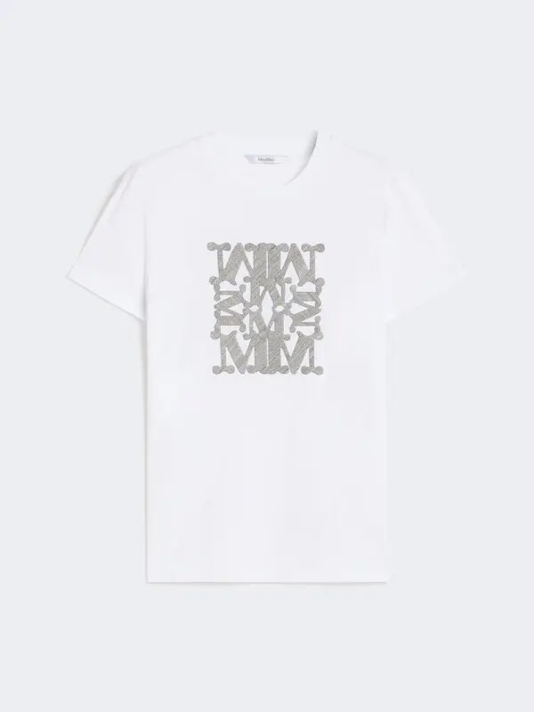 Max Mara Embroidered Cotton T-shirt