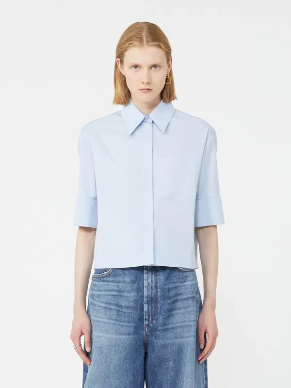 Max Mara Boxy Shirt - Sky Blue