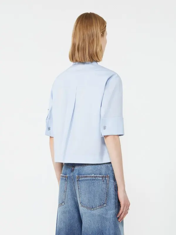 Max Mara Boxy Shirt - Sky Blue