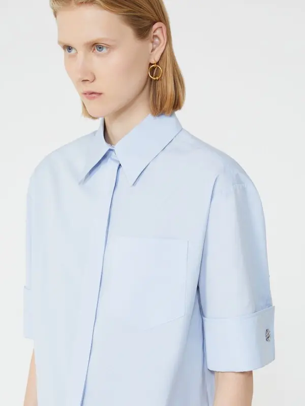 Max Mara Boxy Shirt - Sky Blue