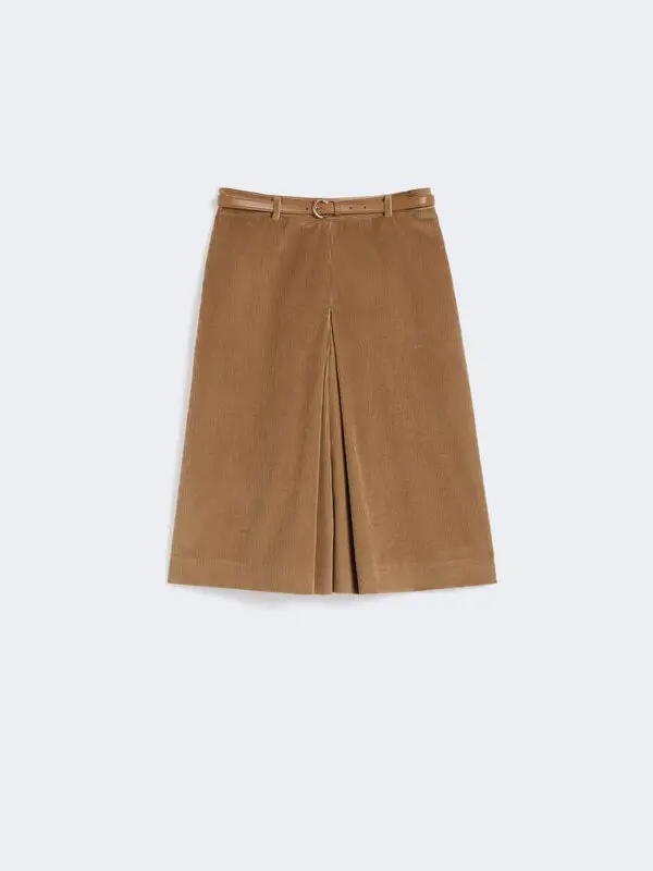 Max Mara Velvet Culottes Skirt