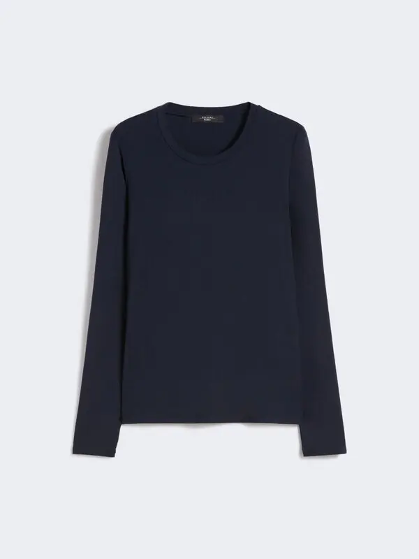 Max Mara Stretch Jersey T-shirt - Navy