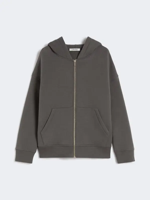 Max Mara Hooded Zip-up Sweatshirt
