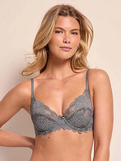 Victoria's Secret Adore Me London Balconette Bra - Grey