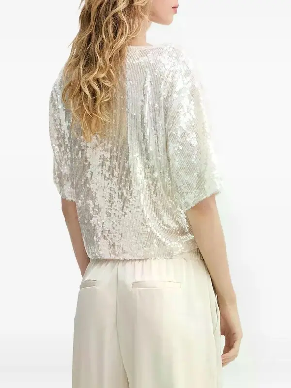 BRUUNS BAZAAR Sequin-embellished Top