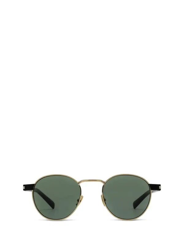 Saint Laurent Rounded Sunglasses - Gold