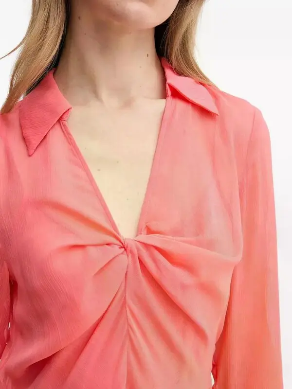 Dkny Twist-front Asymmetric-hem Dress