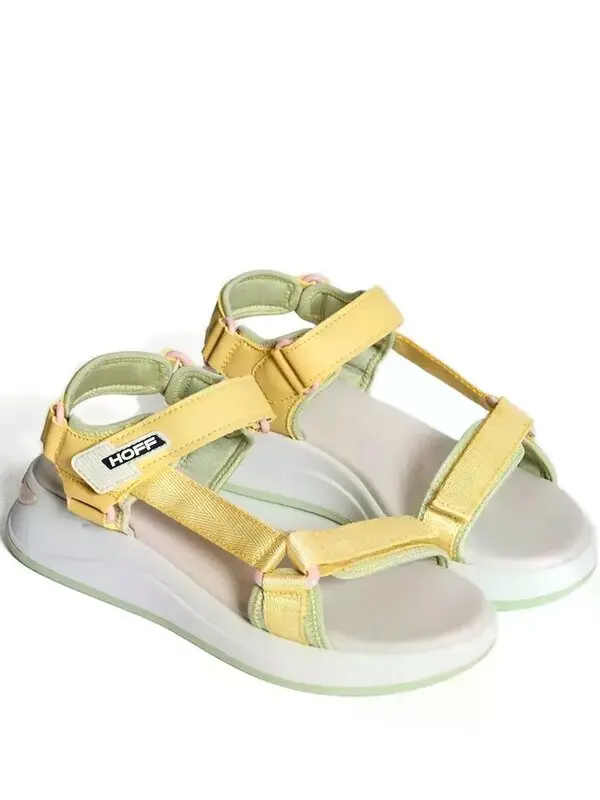 HOFF Strapped Flat Sandals - Yellow