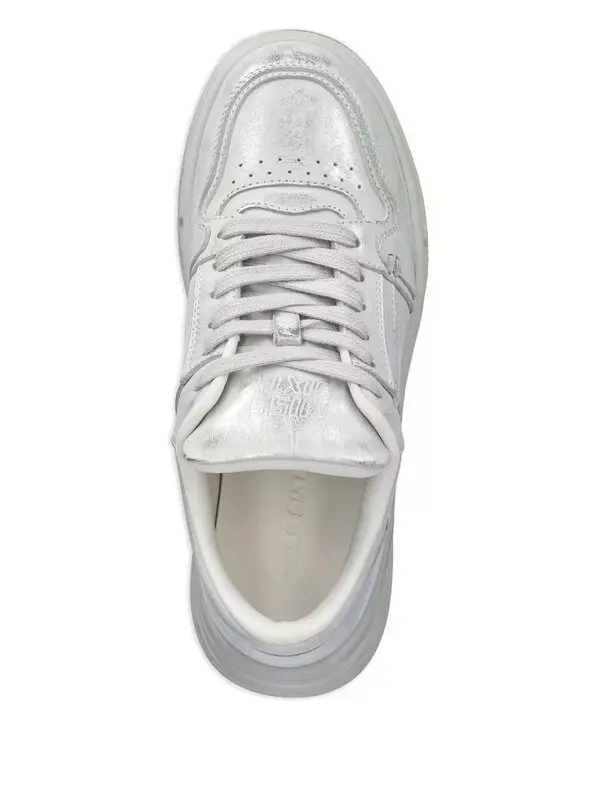 Miss Sixty Leather Platform Sneakers