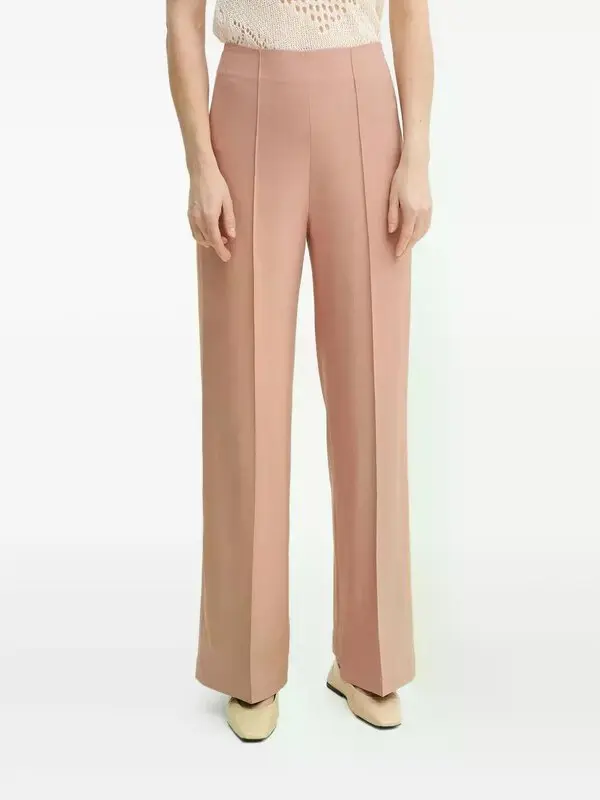 AERON Wrap-front Split-hem Trousers