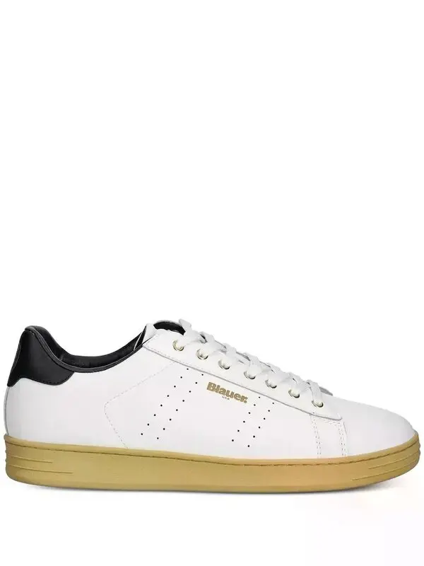 BLAUER. Leather Sneakers