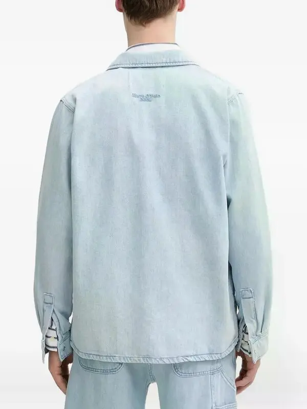 Marc O'polo Embroidered-logo Denim Shirt