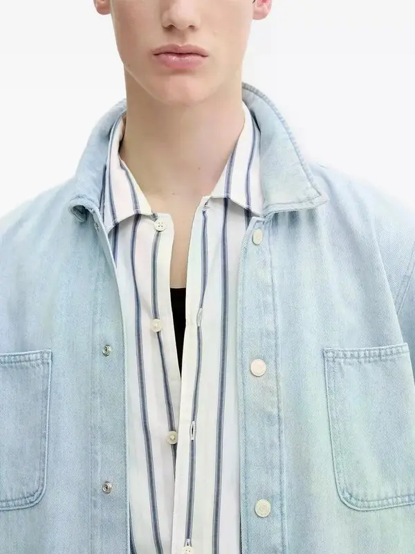 Marc O'polo Embroidered-logo Denim Shirt