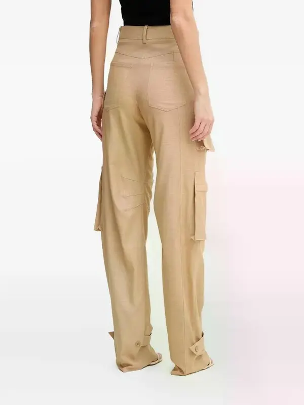 SIMONA CORSELLINI Button-fastening Cargo Trousers