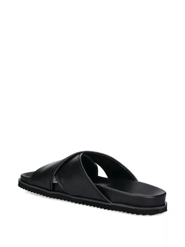 HACKETT LONDON Mikonos Leather Cross-strap Sandals
