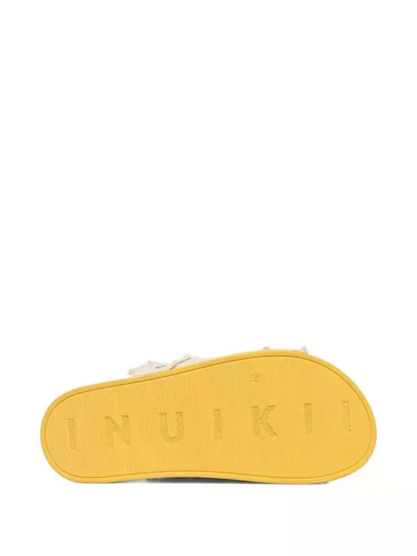 Inuikii Frayed-embellished Flat Sandals