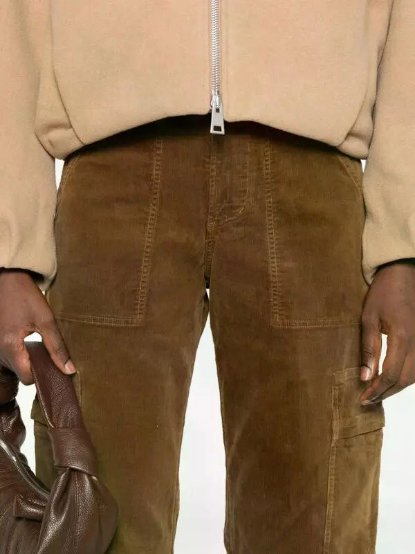 Citizens Of Humanity Marcelle Corduroy Cargo Trousers - Brown