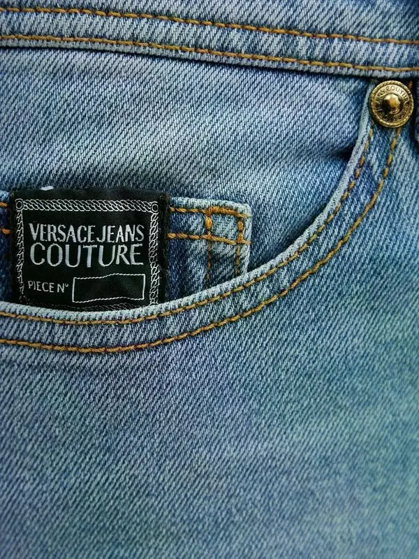 Versace Logo-plaque Jeans