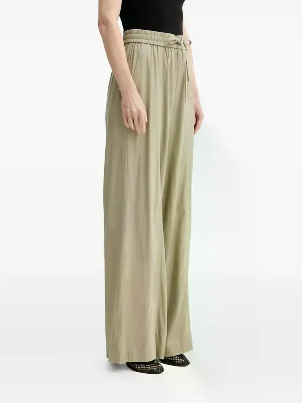 GESTUZ Elastic-waist Wide-leg Trousers