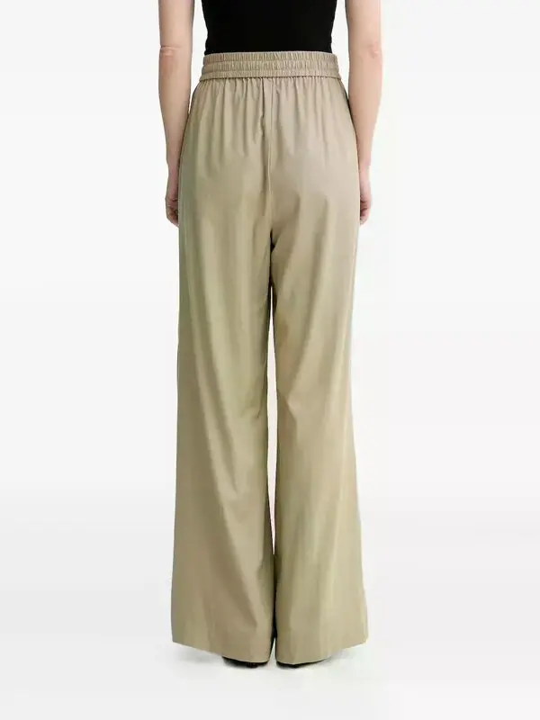 GESTUZ Elastic-waist Wide-leg Trousers